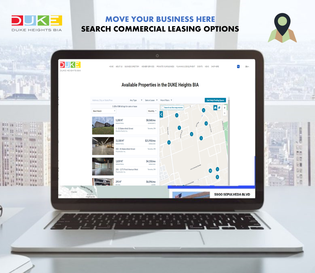 Move Here/Leasing Opportunities - DUKE Heights BIA